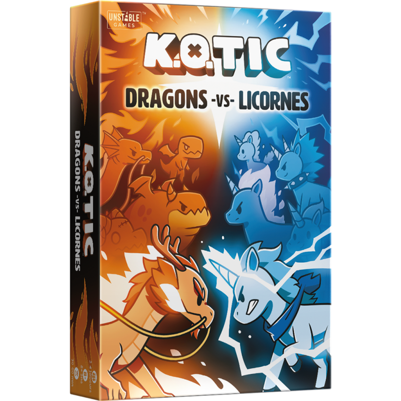 Acheter K.O.Tic : Dragons vs Licornes - Tee Turtle - Jeux de Société ...